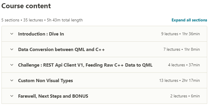 Qt Quick 和 Qml 中级 Qt 5:与 C 的接口 Qt Quick And Qml Intermediate Qt 5 Interfacing To