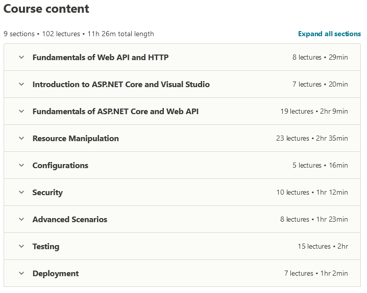 使用 ASP.NET Core 3.1 构建 RESTful Web API ( Building RESTful Web APIs with ASP.NET Core 3.1 ...