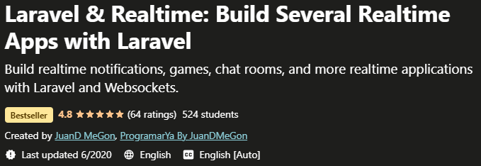 Laravel 和 Realtime:使用 Laravel 构建多个实时应用程序 Laravel And Realtime Build Several Realtime Apps With