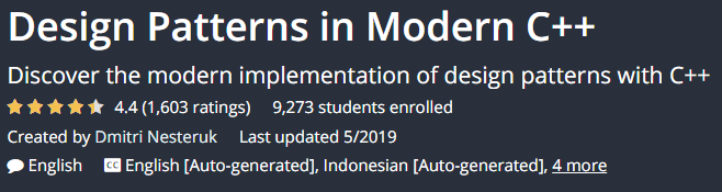 现代 C++ 中的设计模式 ( Design Patterns in Modern C++ ) - postcode